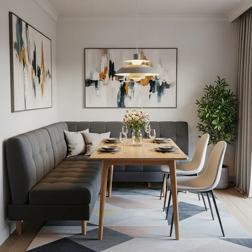 20 Beautiful Layout Ideas for Tight Living-Dining Rooms ...